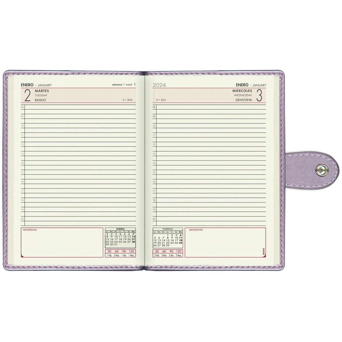 AGENDA EJECUTIVA METALIC – Buho Chile